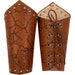 Ancient Warrior Leather Bracers Medieval Leather Bracers Leather ...
