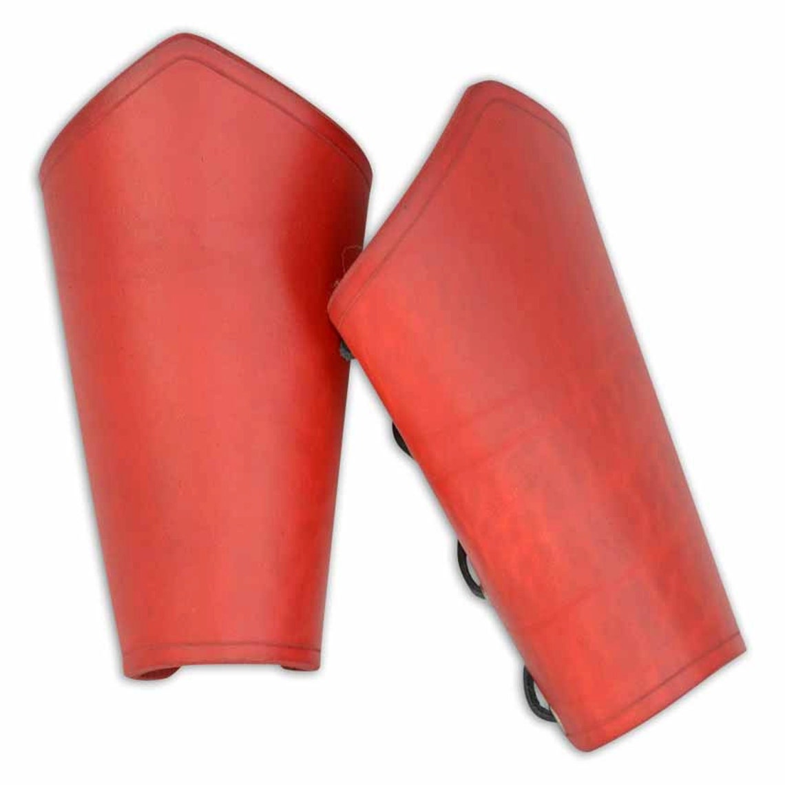 Plain Leather Arm Bracers - Medieval Leather Bracers - Leather ...