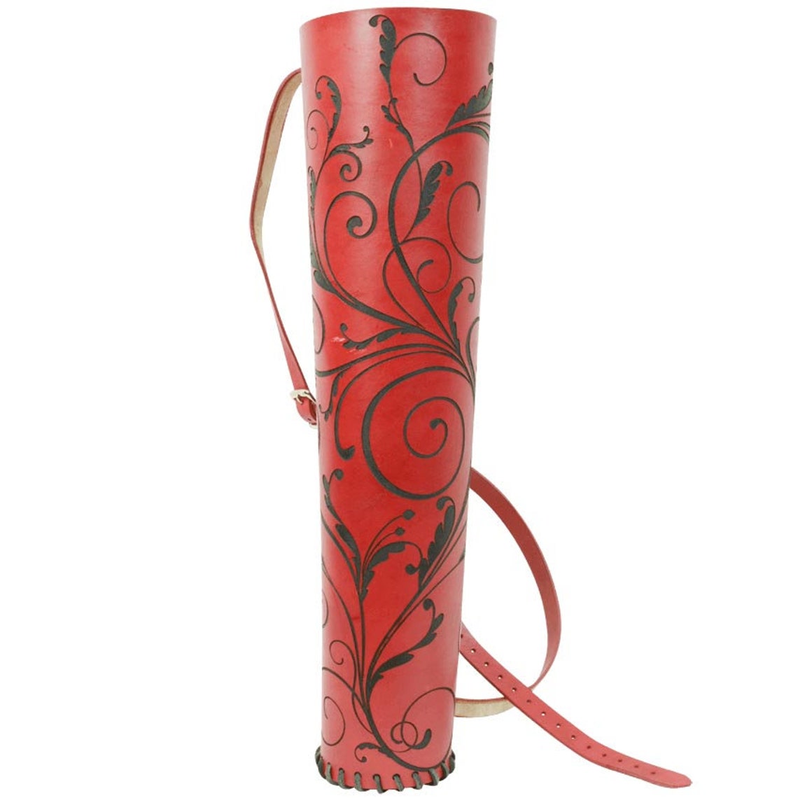 Filigree Elven Quiver Leather Quiver Traditional and - Etsy