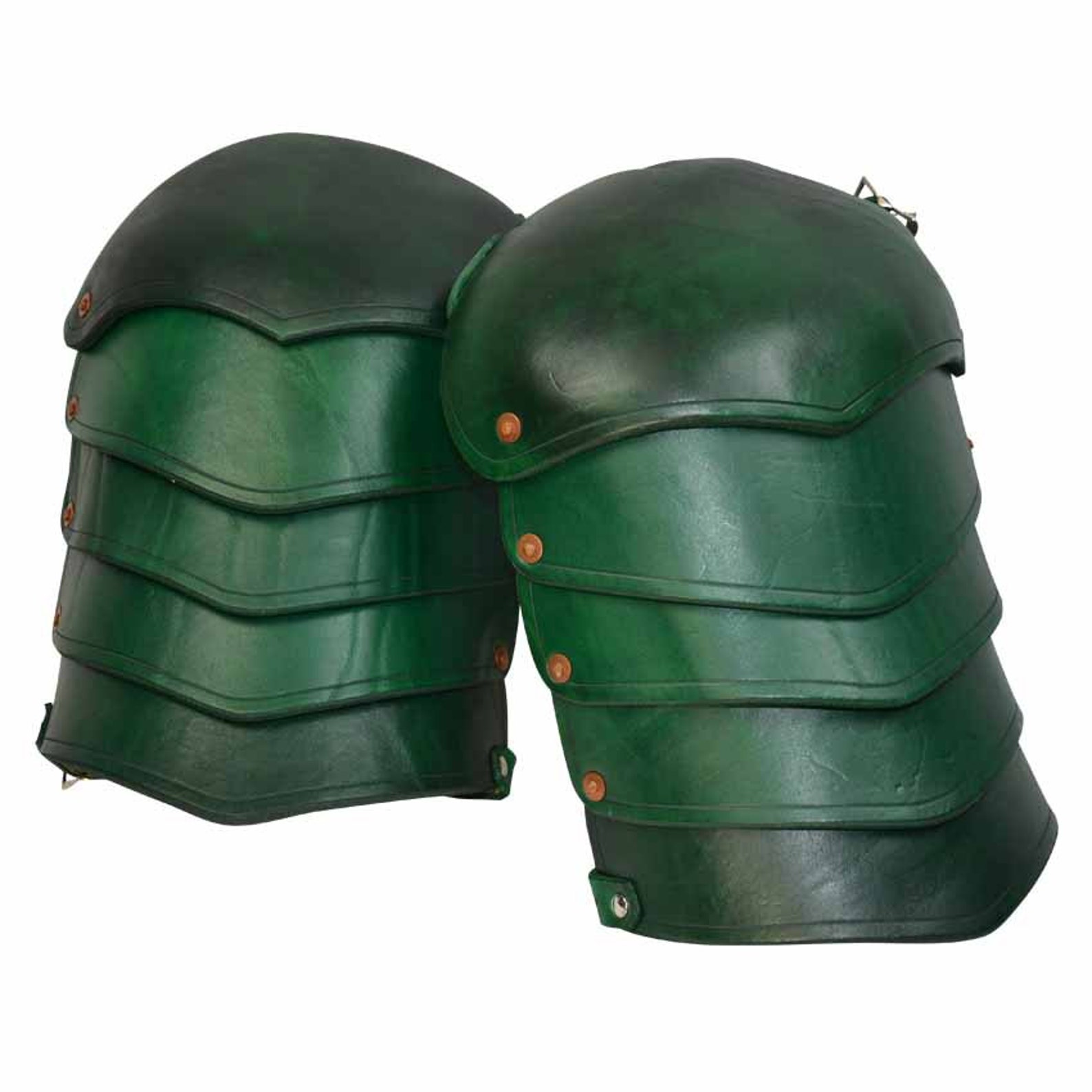 Molded Leather Spaulders Medieval Leather Pauldrons - Etsy