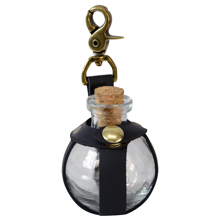Small Potion Bottle With Clasp Glass Potion Bottle With - Etsy