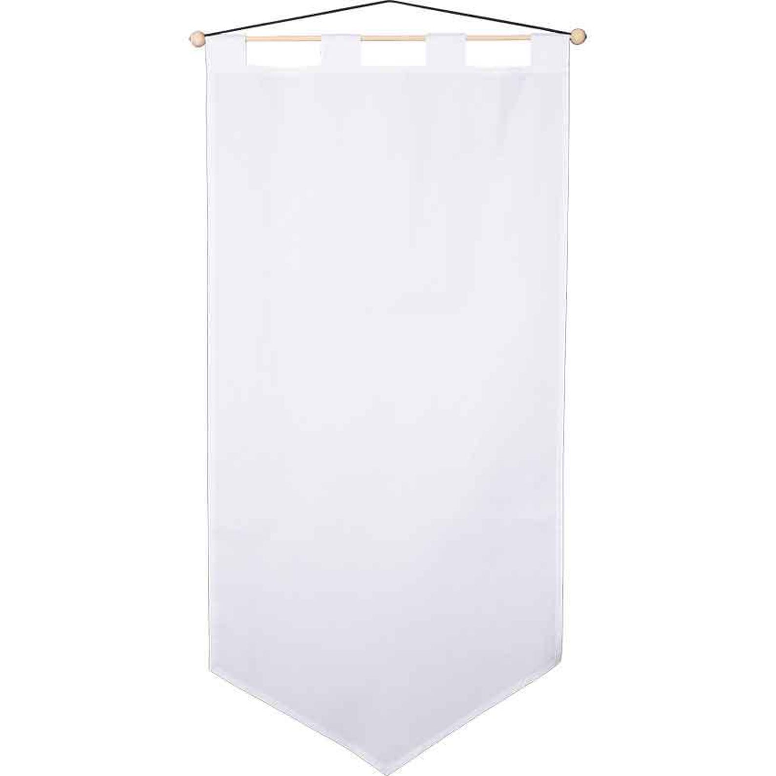 Plain Pointed Medieval Banner With Tabs, Medieval Standard, Renaissance ...