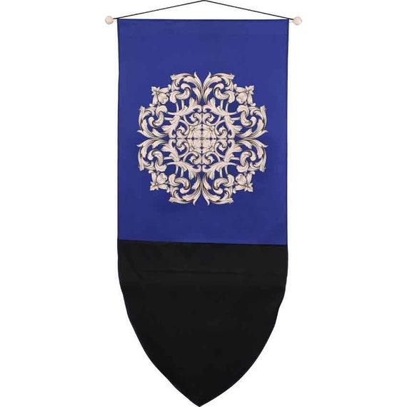Baroque Flourish Medieval Banner | Etsy