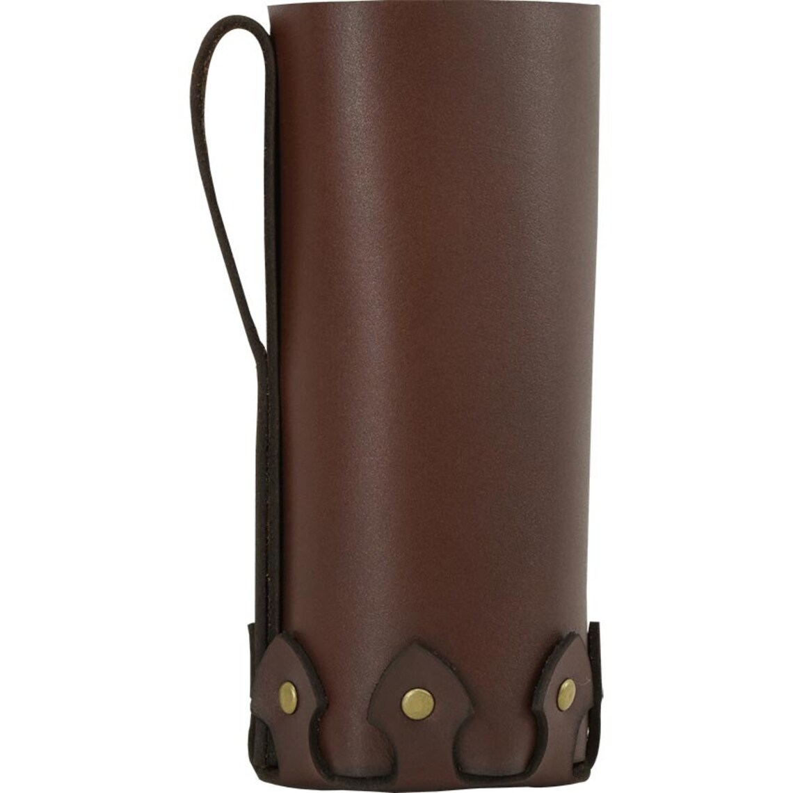Simple Leather Bottle Holder Medieval Holder DK1074 | Etsy