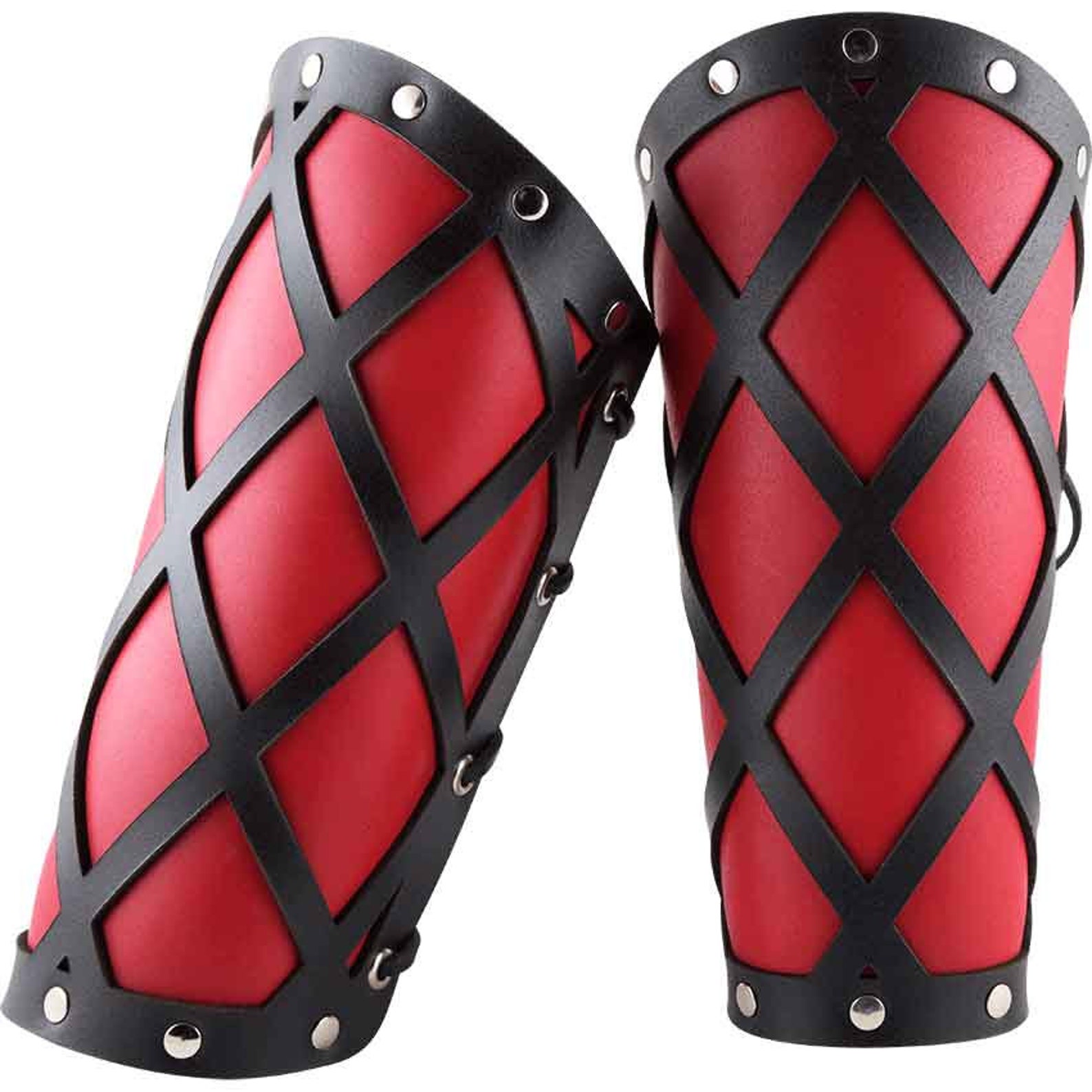 Lattice Leather Arm Bracers - Leather Arm Armour - #DK6094 - Etsy UK
