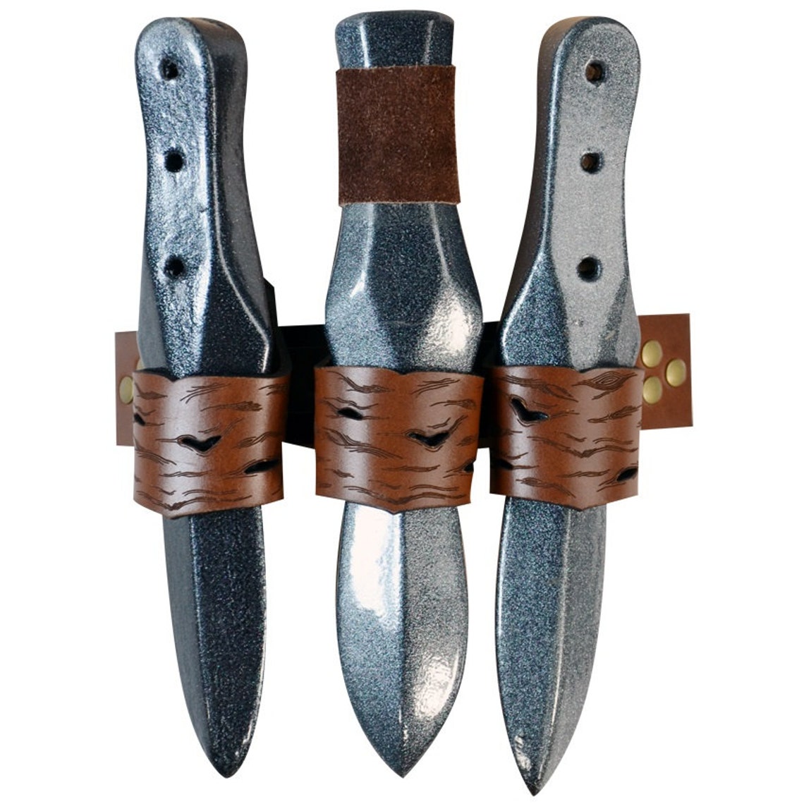 Woodland Elf Throwing Knife Leg Harness Leather Garter - Etsy