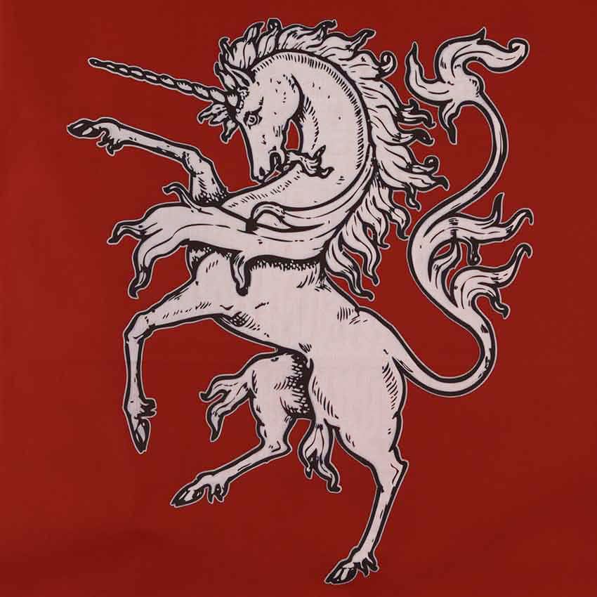 Heraldic Unicorn Medieval Banner, Medieval Flag Banner, Wall Hanging ...
