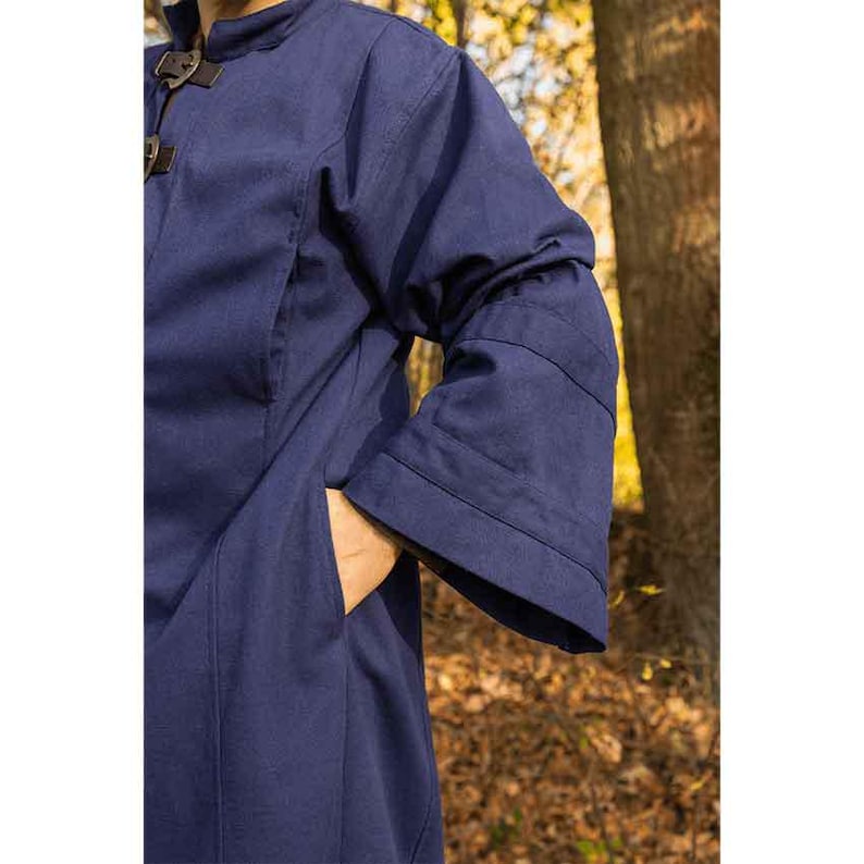 Oberon Medieval Robe, Wizard Robe, Cotton Canvas Mage Robe, Sorcerer ...