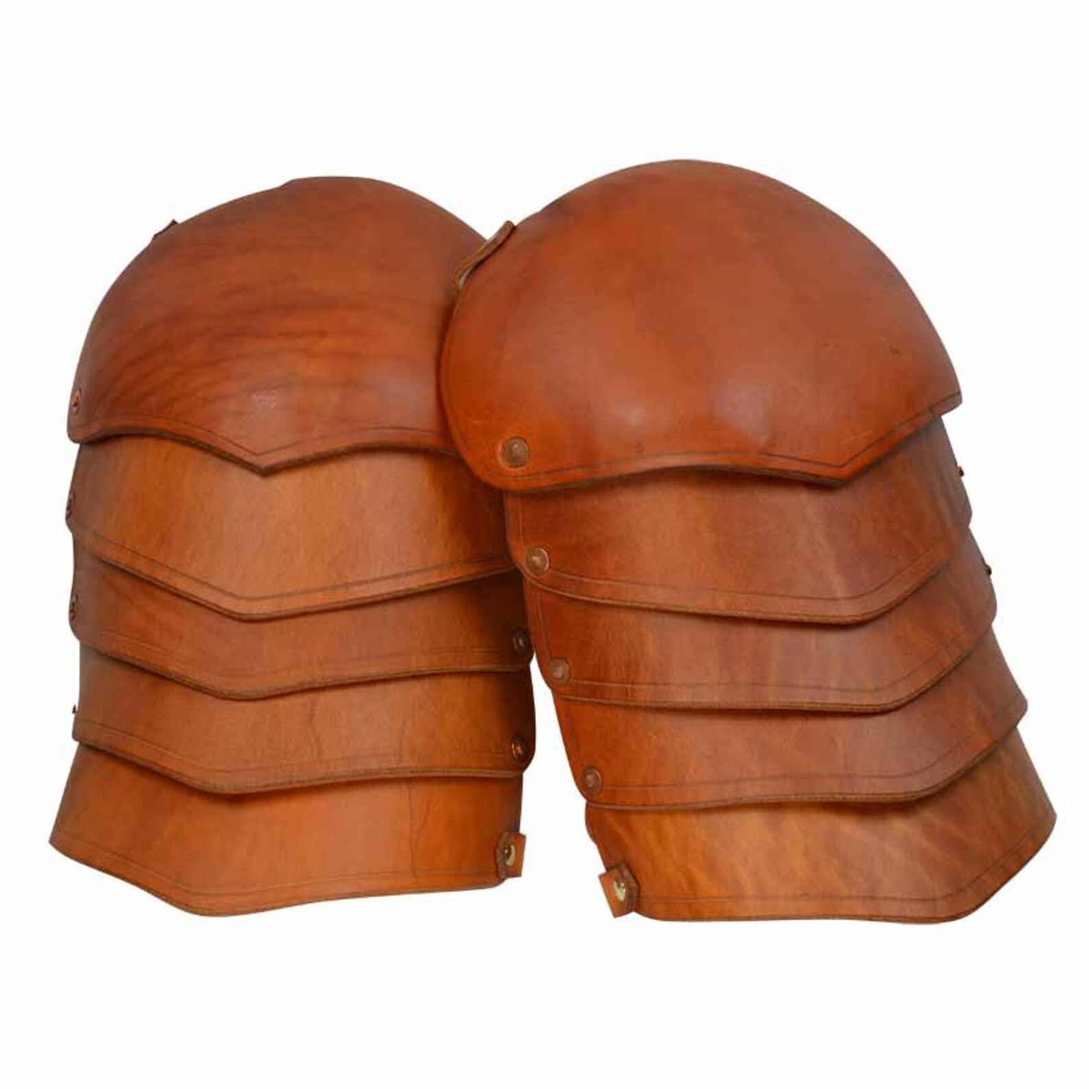 Molded Leather Spaulders Medieval Leather Pauldrons - Etsy