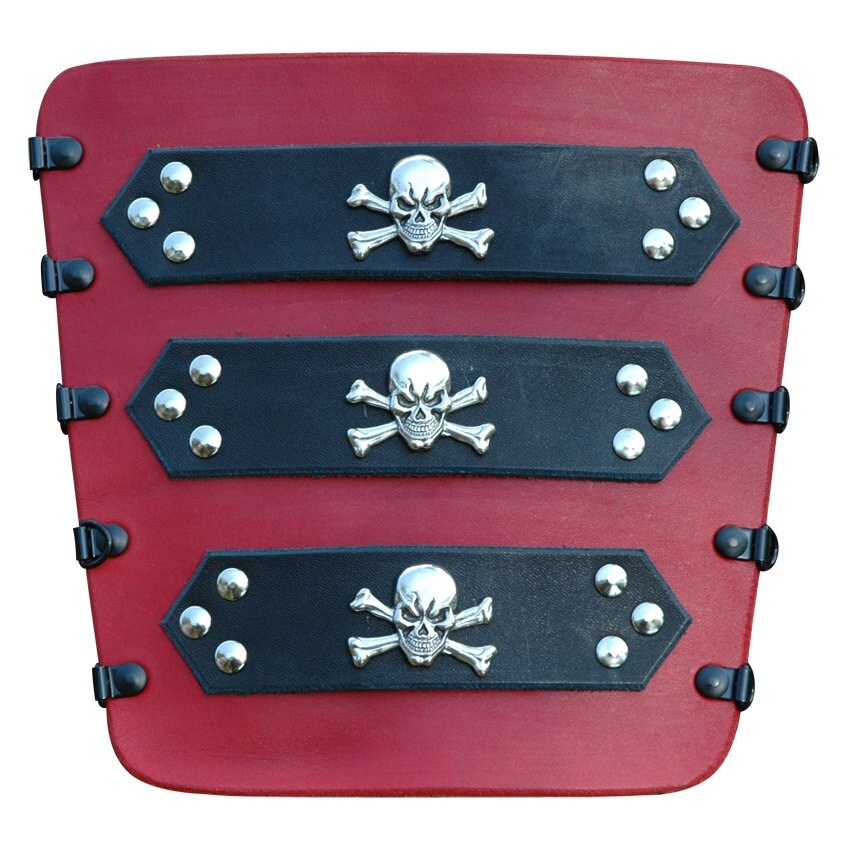 Jolly Roger Pirate Bracers Skull and Cross Bones Bracers - Etsy