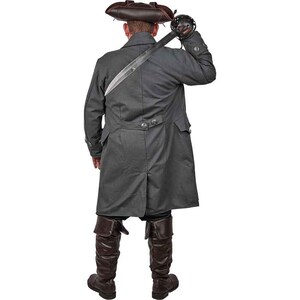 Canvas Buccaneer Coat, Heavy Cotton Pirate Jacket, Pirate Clothing, Ren ...