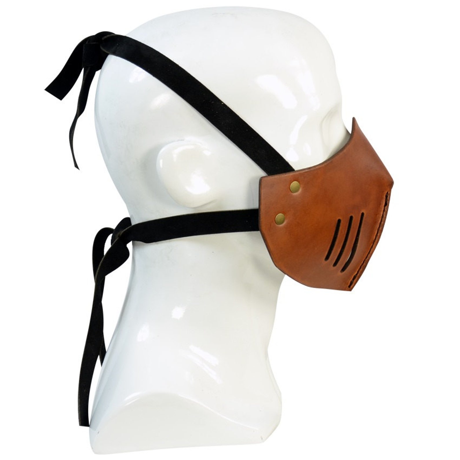 Classic Leather Mempo - Japanese Samurai Mask #DK1059-1 - Etsy