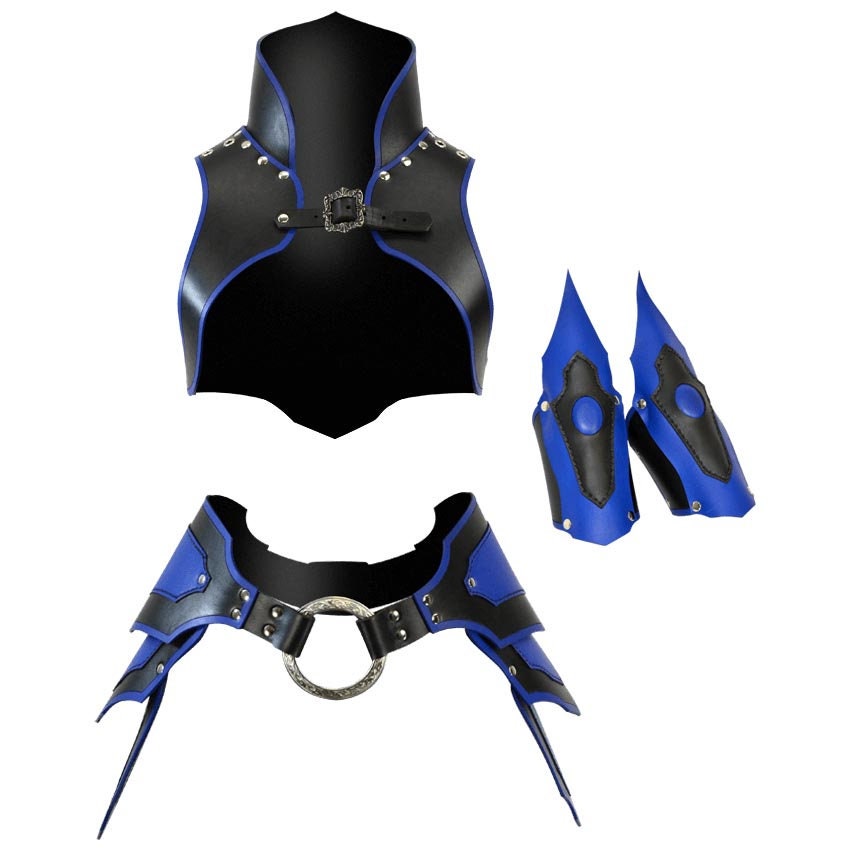 Dark Sorceress Fantasy Armour Set Fantasy Women's | Etsy