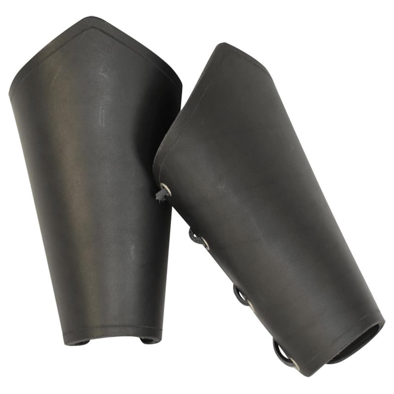 Plain Leather Arm Bracers - Medieval Leather Bracers - Leather ...