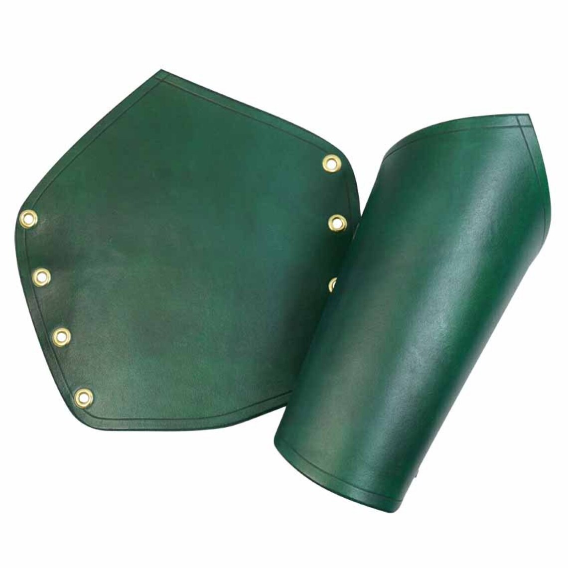 Leather Arm Bracers Medieval Leather Bracers Leather | Etsy