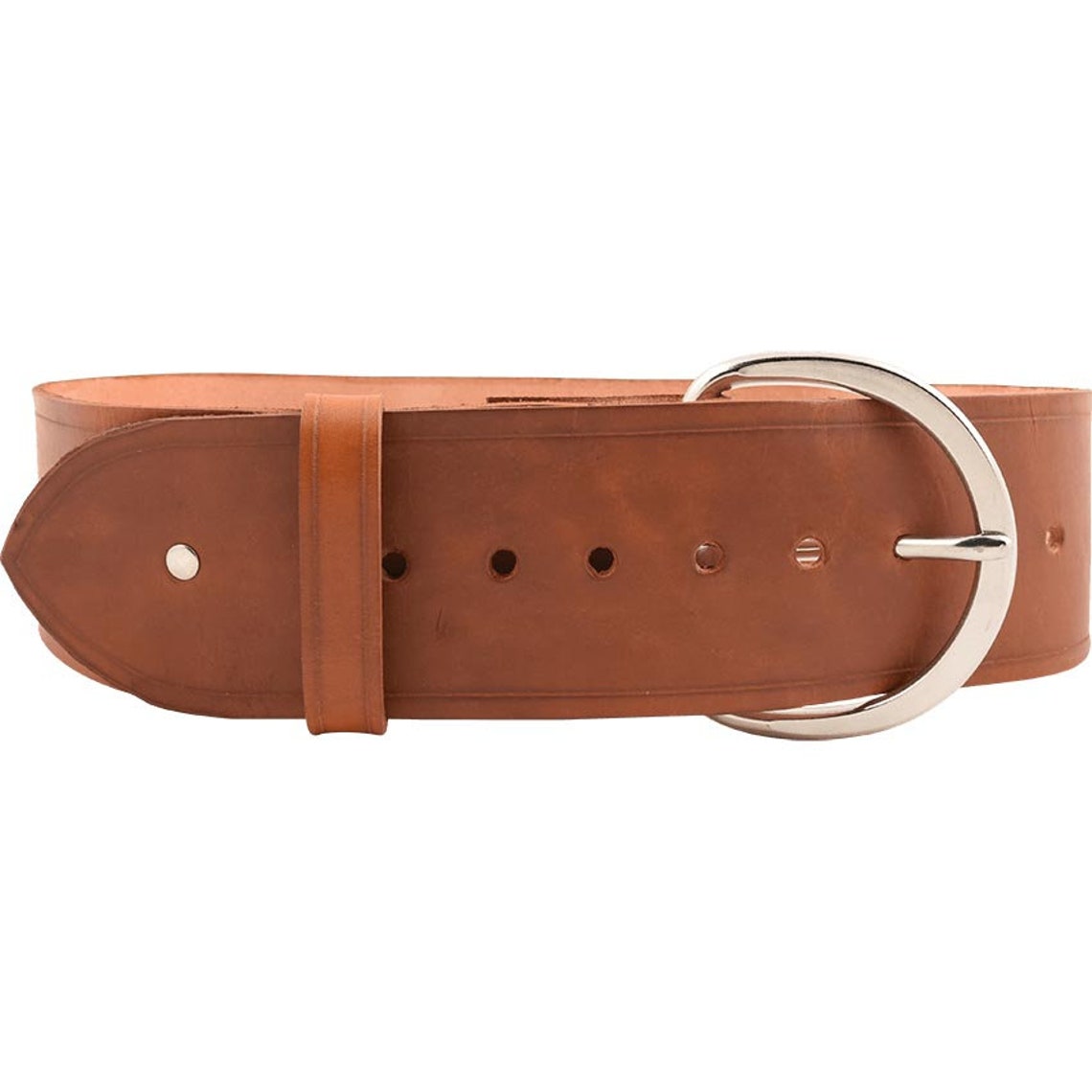 Simple Studded Wide Buckle Belt Leather Belt Buckle Belt - Etsy
