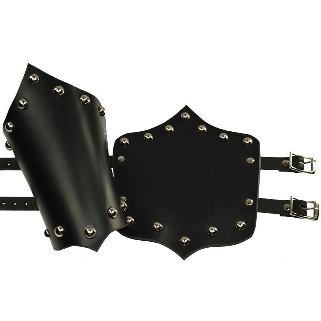 Noble's Leather Arm Bracers - Medieval Leather Bracers - Leather ...