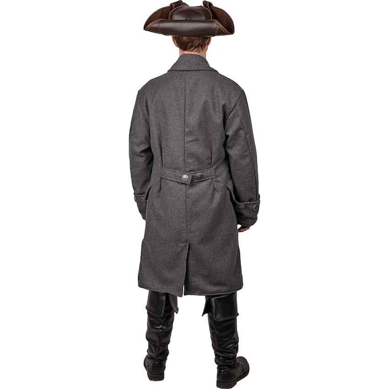 Wool Buccaneer Coat, Pirate Jacket, Captain Coat, Pirate Clothing, Ren ...