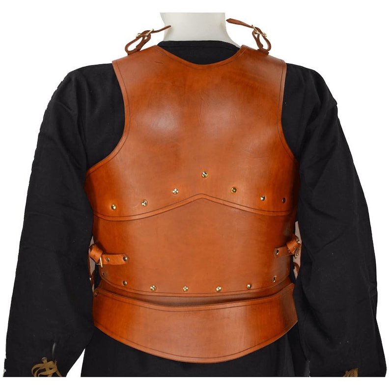 Formed Leather Cuirass With Tassets Fantasy Leather Armor - Etsy
