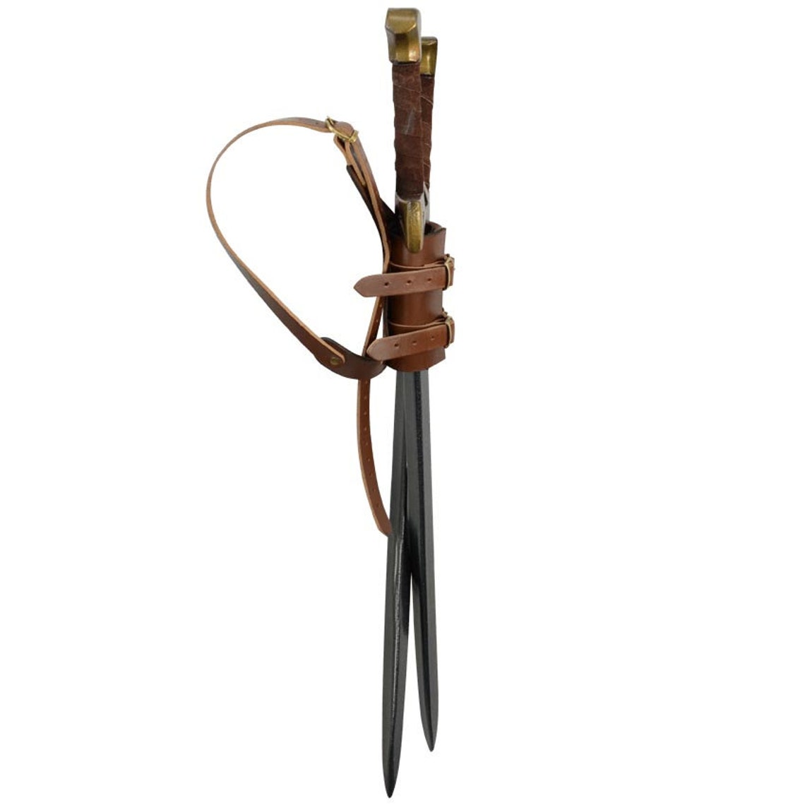 Dual LARP Sword Back Harness Double Sword Holder DK1055 - Etsy