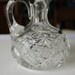 American Brilliant Cut Glass Cruet With Faceted Stopper - Etsy