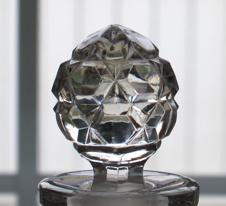 Duncan & Sons Beveled Button Cologne Bottle - Etsy