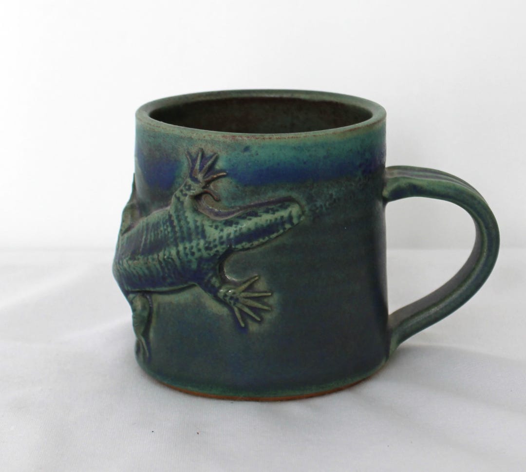 Eric Darrow Crocodile Pottery Coffee Mug - Etsy