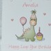 Leap Year Birthday Card, Personalised Leap Year Birthday Card, Dinosaur ...