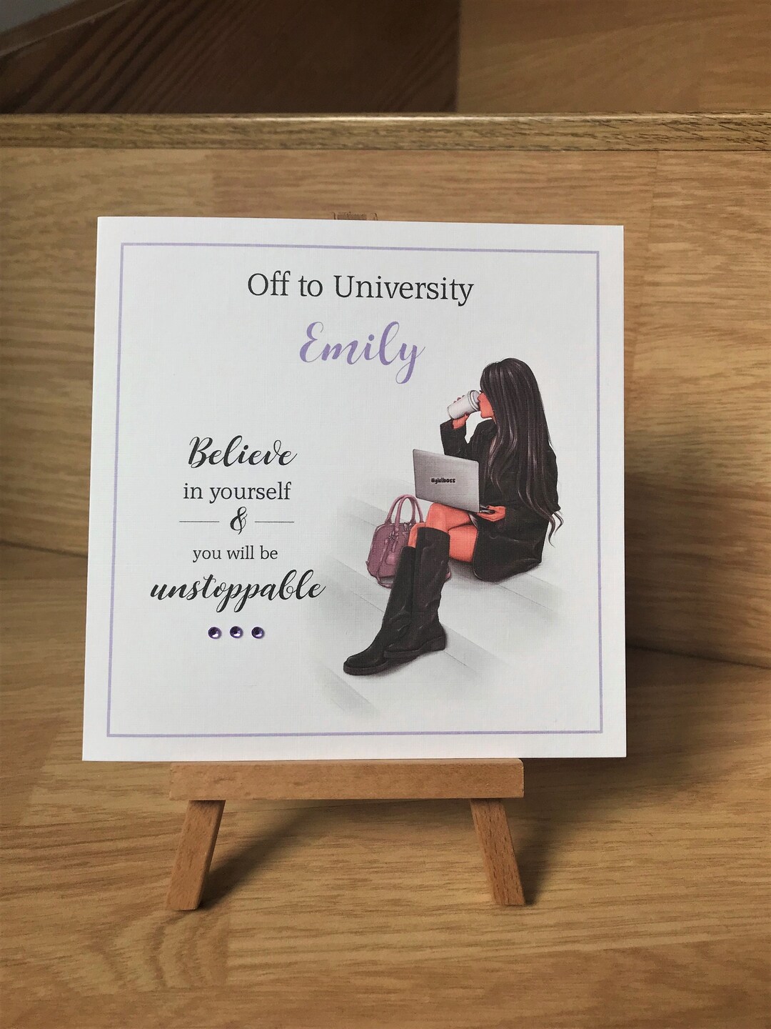 Personalised off to University Card, off to Uni, Good Luck at ...