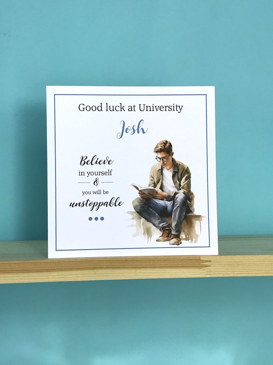 Personalised Good Luck at University Card, off to Uni Card, Going to ...