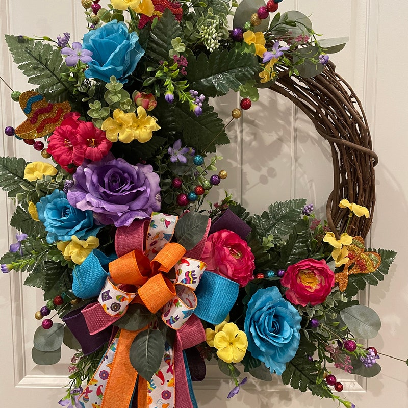 Fiesta Wreath - Etsy
