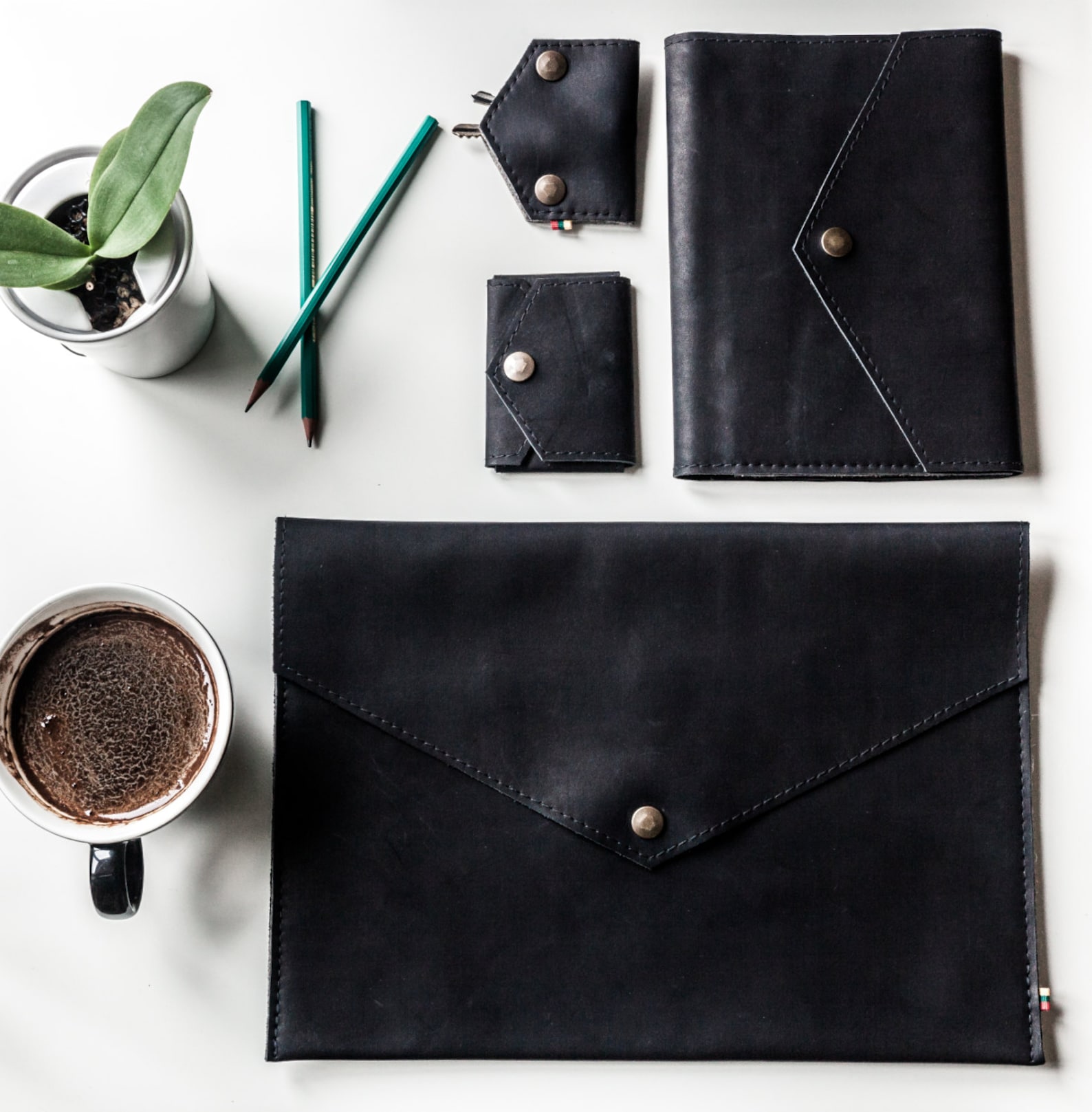 Black Notebook Cover Genuine Leather Journal Cover A5 Notebook - Etsy