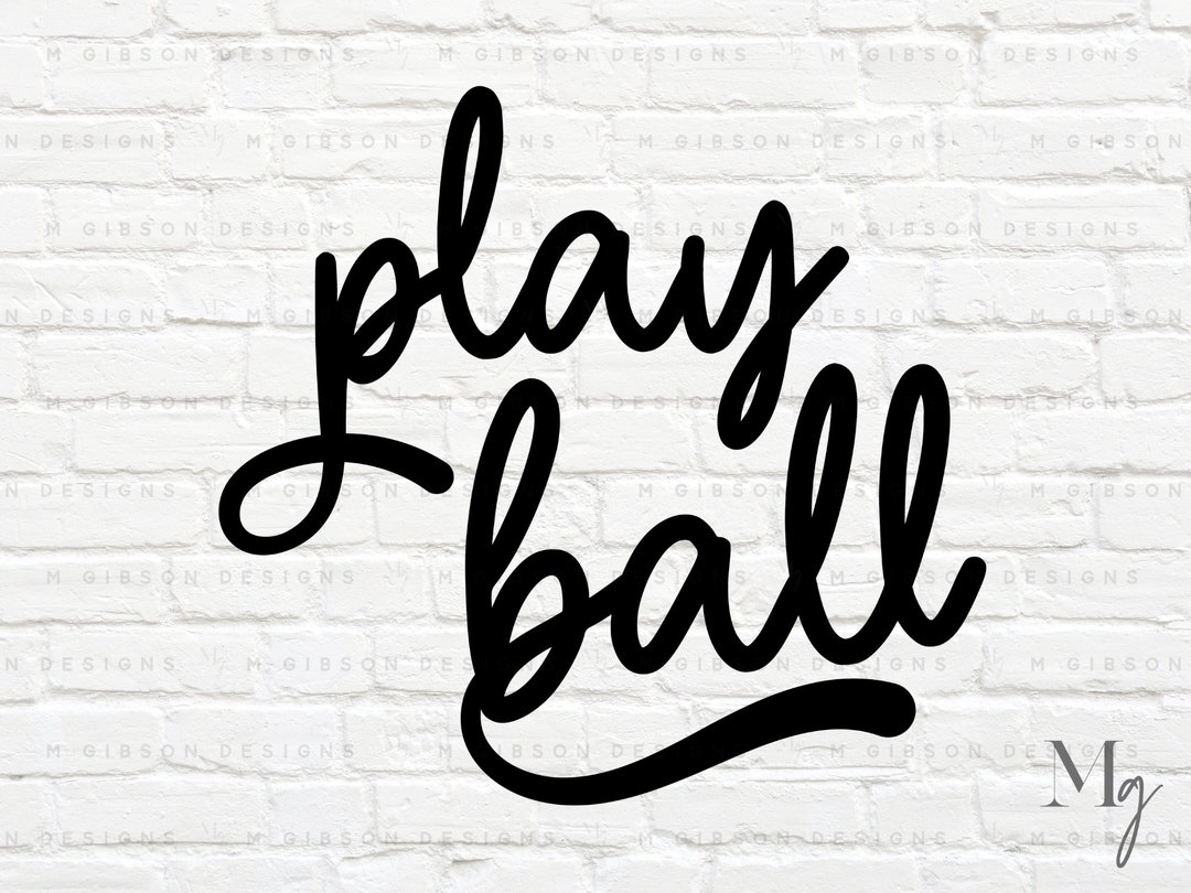 Baseball SVG & Softball, Play Ball Design for Sports Moms Digital ...