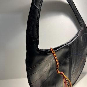 Recycled Tire Handbag , Bag Handmade From Upcycled Bike and Lorry Inner ...