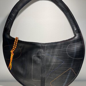 Recycled Tire Handbag , Bag Handmade From Upcycled Bike and Lorry Inner ...