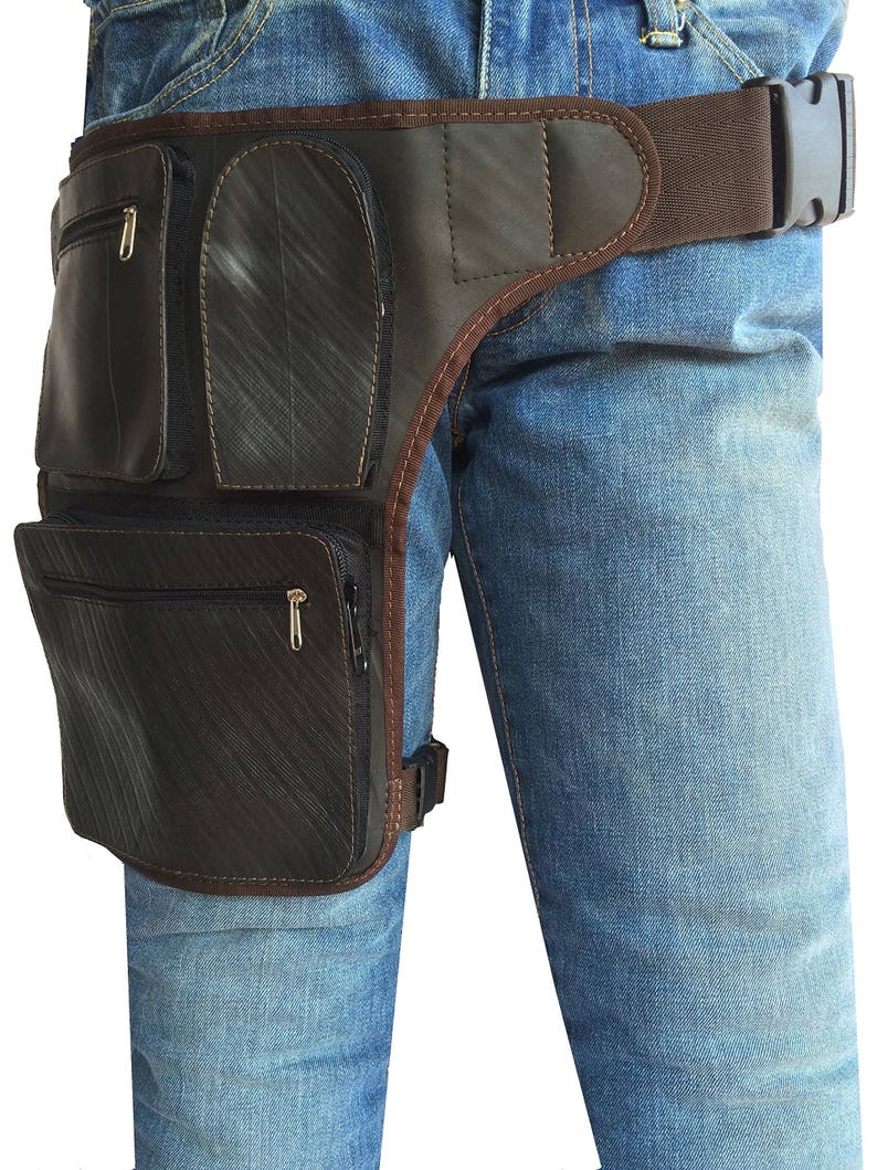 Recycled Tire Hip Bag, Hip Pouch Handmade From Inner Tubes , Eco ...