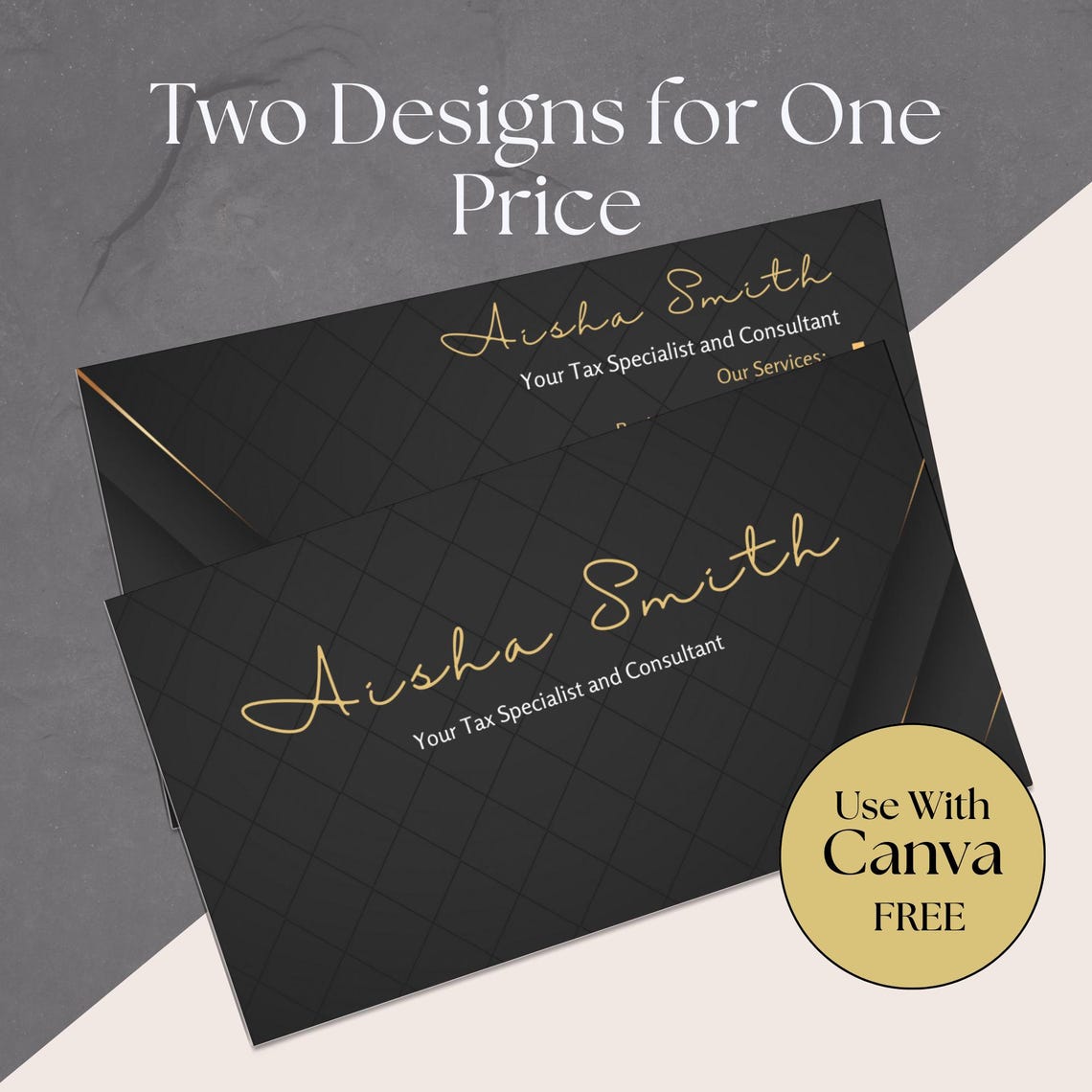 DIY Tax Business Card, Tax Prep Business Card, Tax Refund Business Card ...