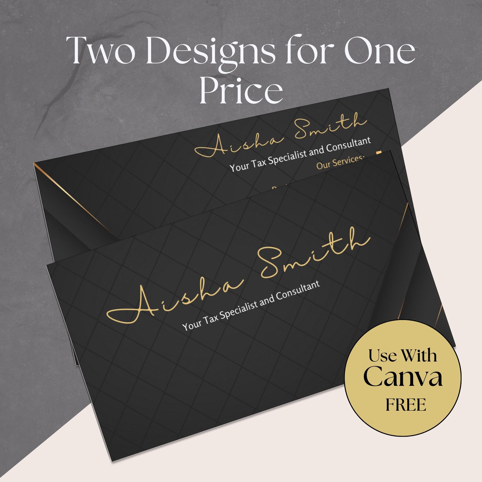 DIY Tax Business Card, Tax Prep Business Card, Tax Refund Business Card ...