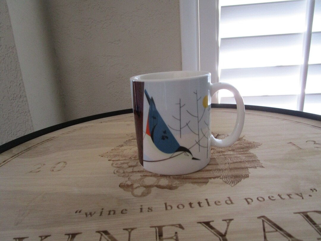 Fishs Eddy Rose Breasted Nuthatch Coffee Mug - Etsy