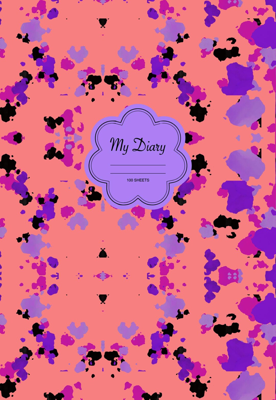 Pink Camo Composition Book Cover-diary - Etsy