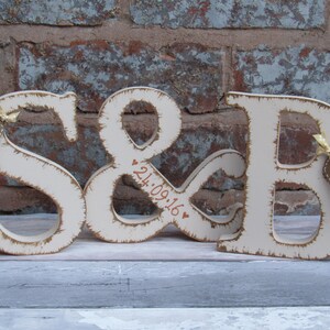 Personalised Wedding Gift, Mr & Mrs Sign, Freestanding Letters ...