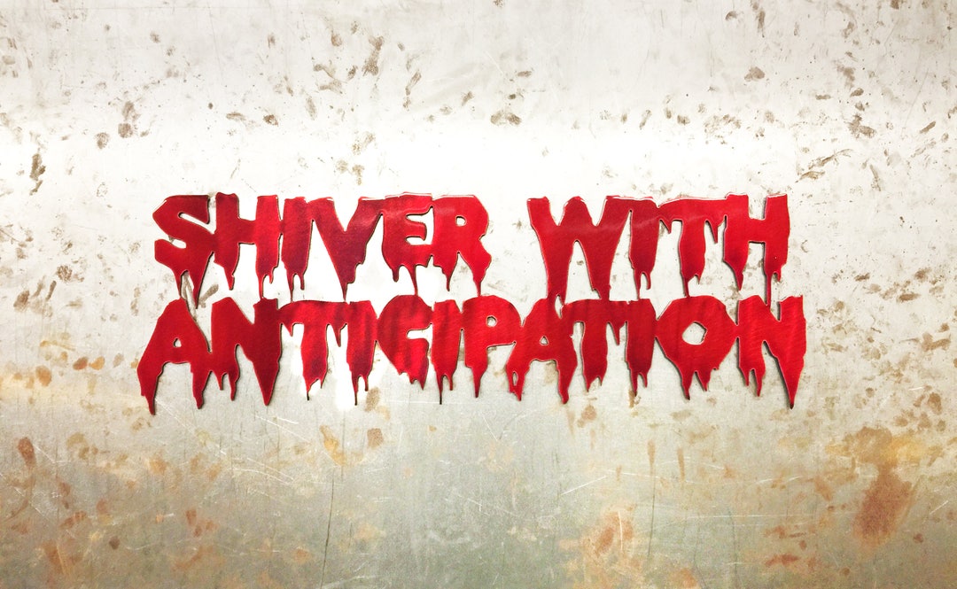 Rocky Horror "shiver With Anticipation" Metal Wall Art - Etsy