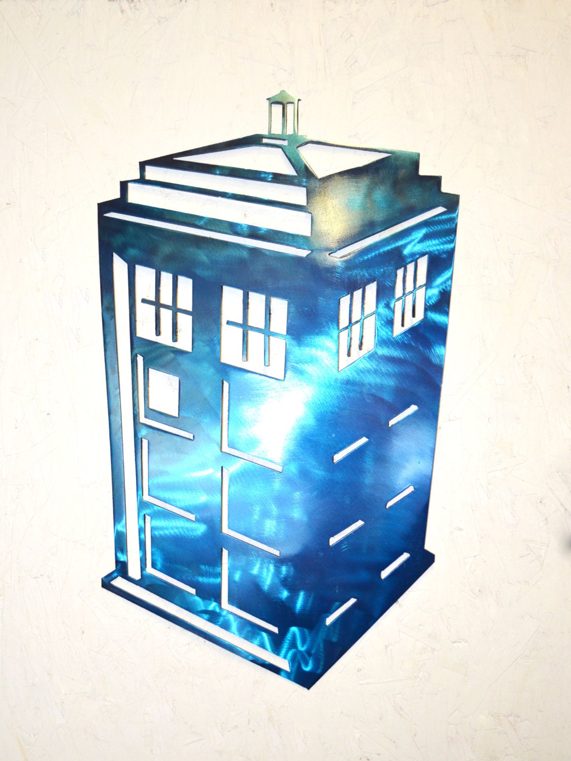 Plasma Cut Dr. Who Tardis Metal Wall Art. - Etsy