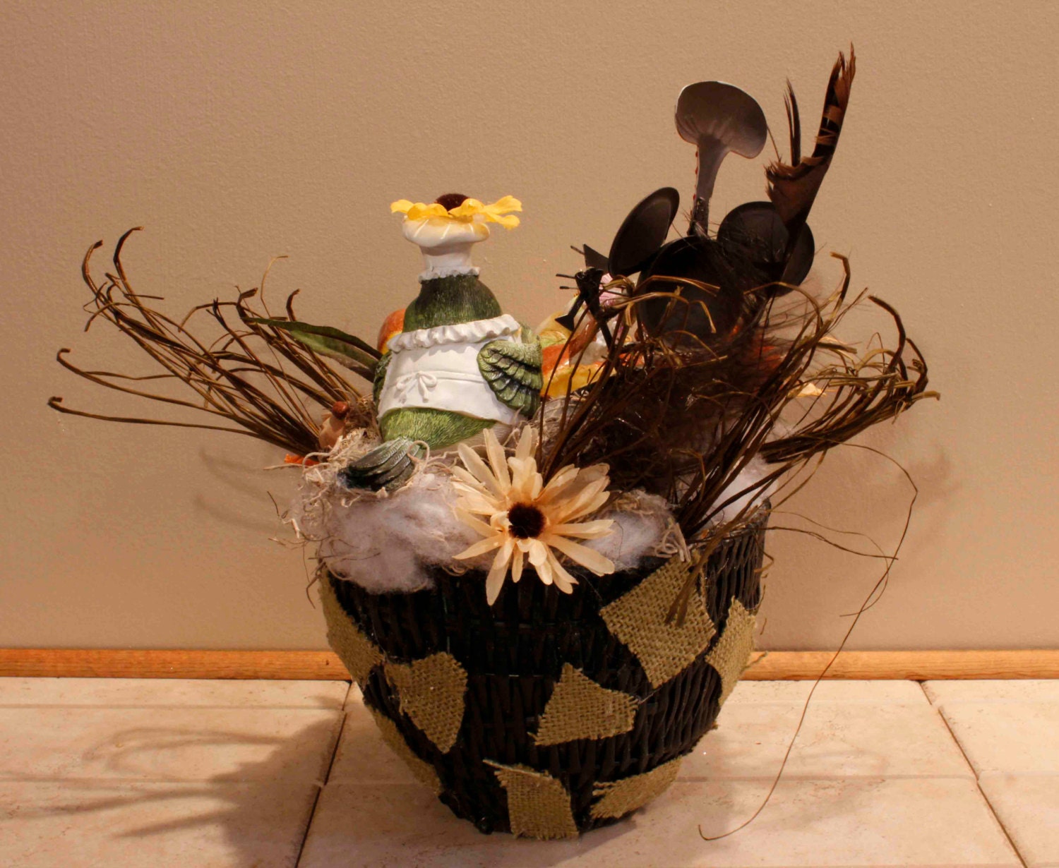 Chef Pea-airé Dinner With Friends Floral Arrangement - Etsy