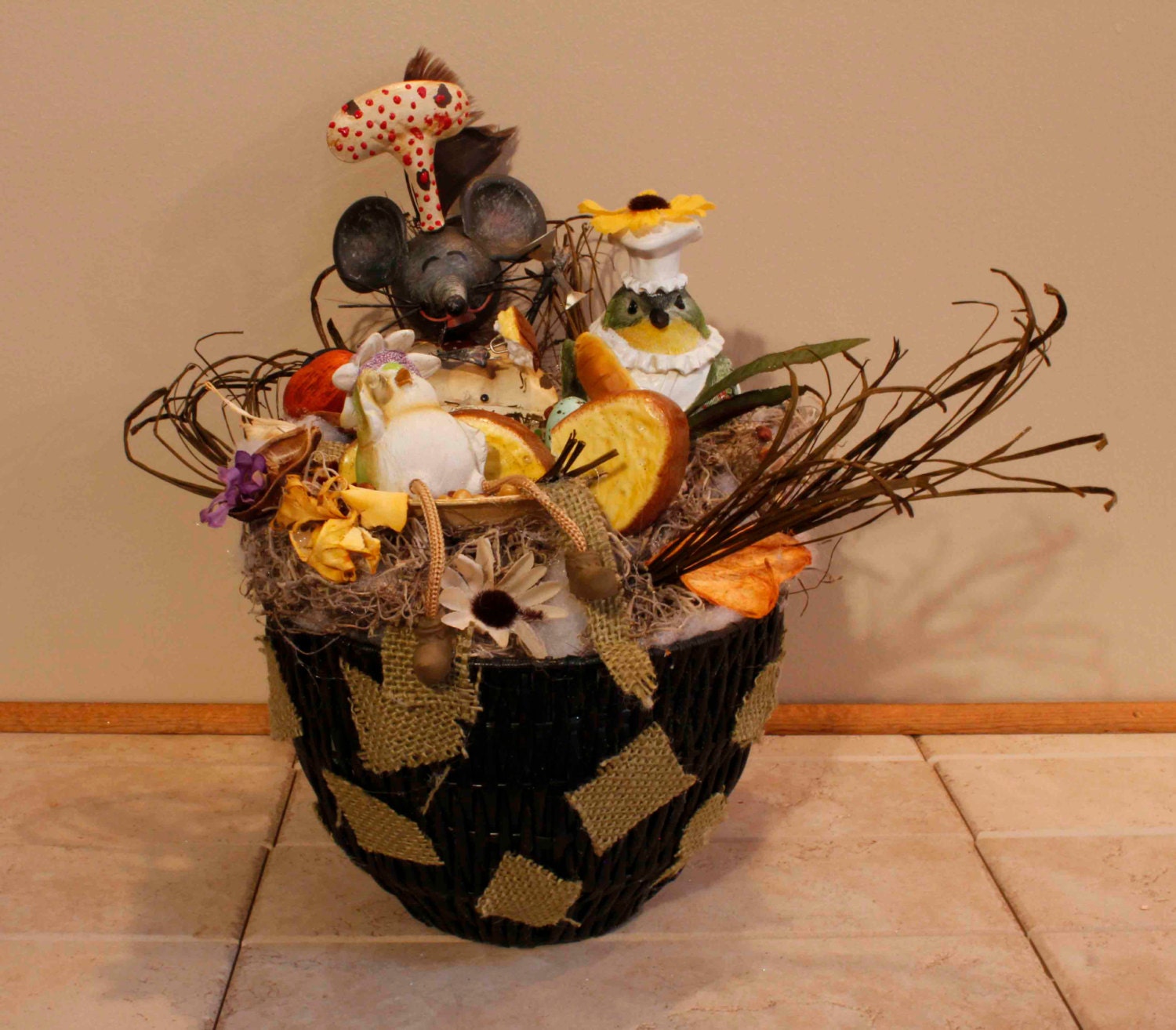 Chef Pea-airé Dinner With Friends Floral Arrangement - Etsy