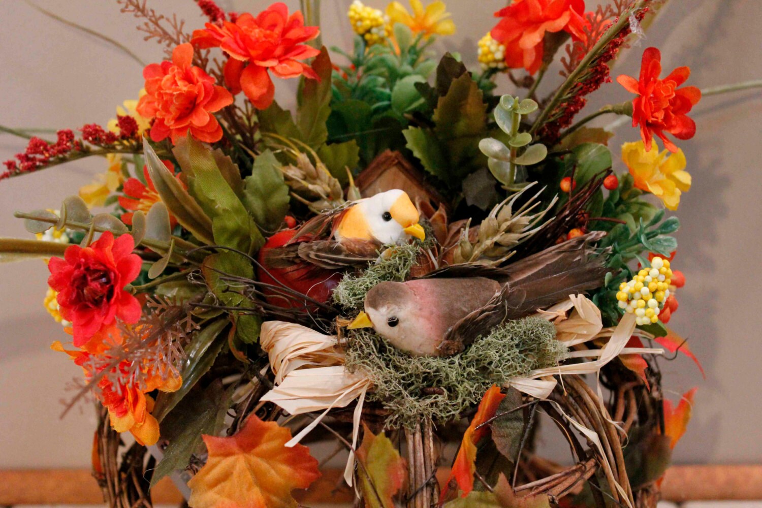 Rattan Fall Pumpkin Basket item 260 - Etsy