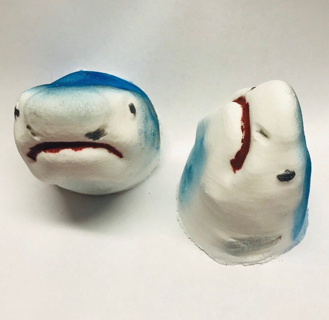 Shark Bath Bomb Bleeds Red Shark Week Bath Bomb - Etsy