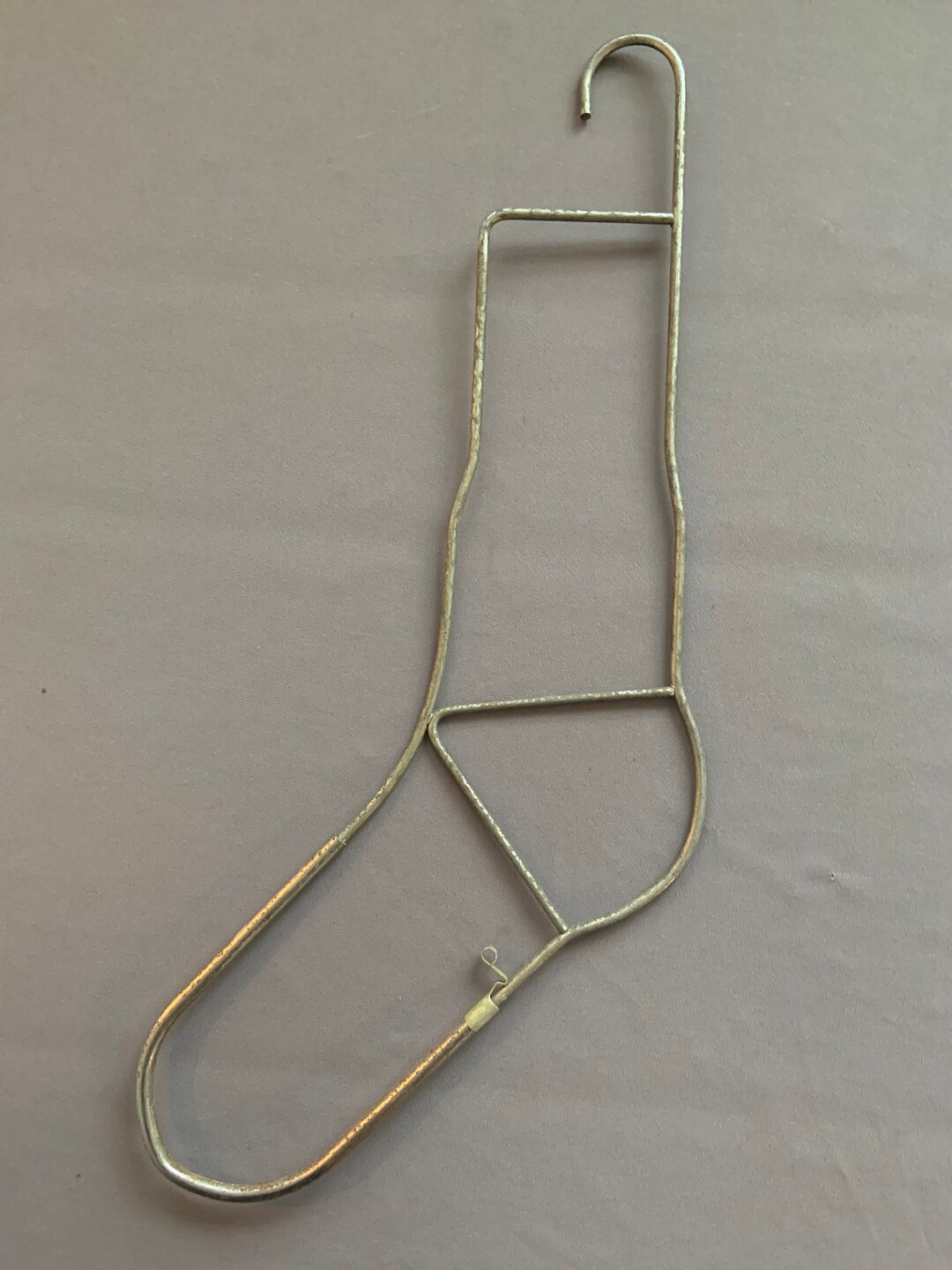 VINTAGE Sock Shaped CLOTHES HANGER - Etsy