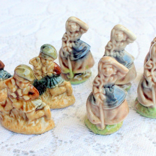 Red Rose Tea Figurines. Vintage Wade Animal Figures. - Etsy Canada