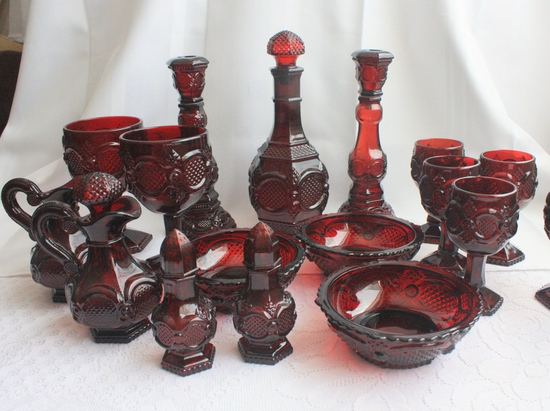 AVON Cape Cod Collection Cape Cod Shaker Cape Cod Wineglass - Etsy